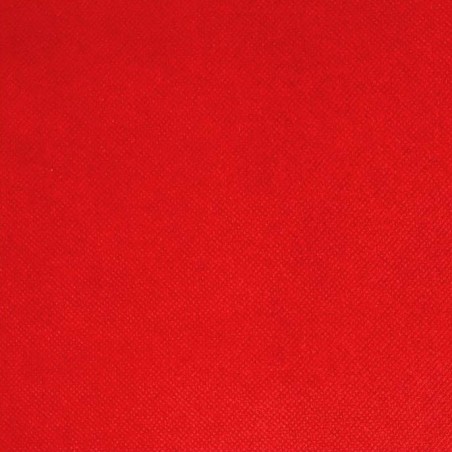 Intissé Aspect Tissus Rouge